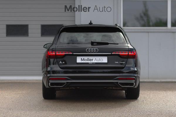 Black Audi A4 2022 in Jelgava, with an engine capacity of 2.00 L and mileage of 208 thousand km for 16200 €, photo 4 on AUTOMOTO.COM.LV