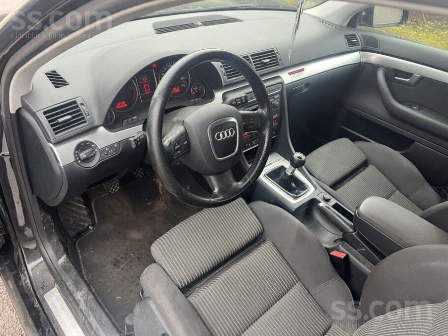 Melns Audi A4 2006 Rīga, ar dzinēja tilpumu 2.00 L un nobraukumu 0 tūkst. km par 4490 €, foto 3 vietnē AUTOMOTO.COM.LV