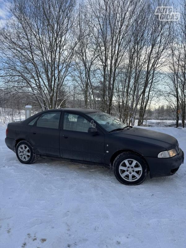 Black Audi A4 1996 in Vilnius, with an engine capacity of 1.90 L and mileage of 390 thousand km for 1550 €, photo 2 on AUTOMOTO.COM.LV