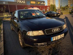 Black Audi A4 1997 in Vilnius, with an engine capacity of 1.60 L and mileage of 292 thousand km for 390 €, photo 9 on AUTOMOTO.COM.LV