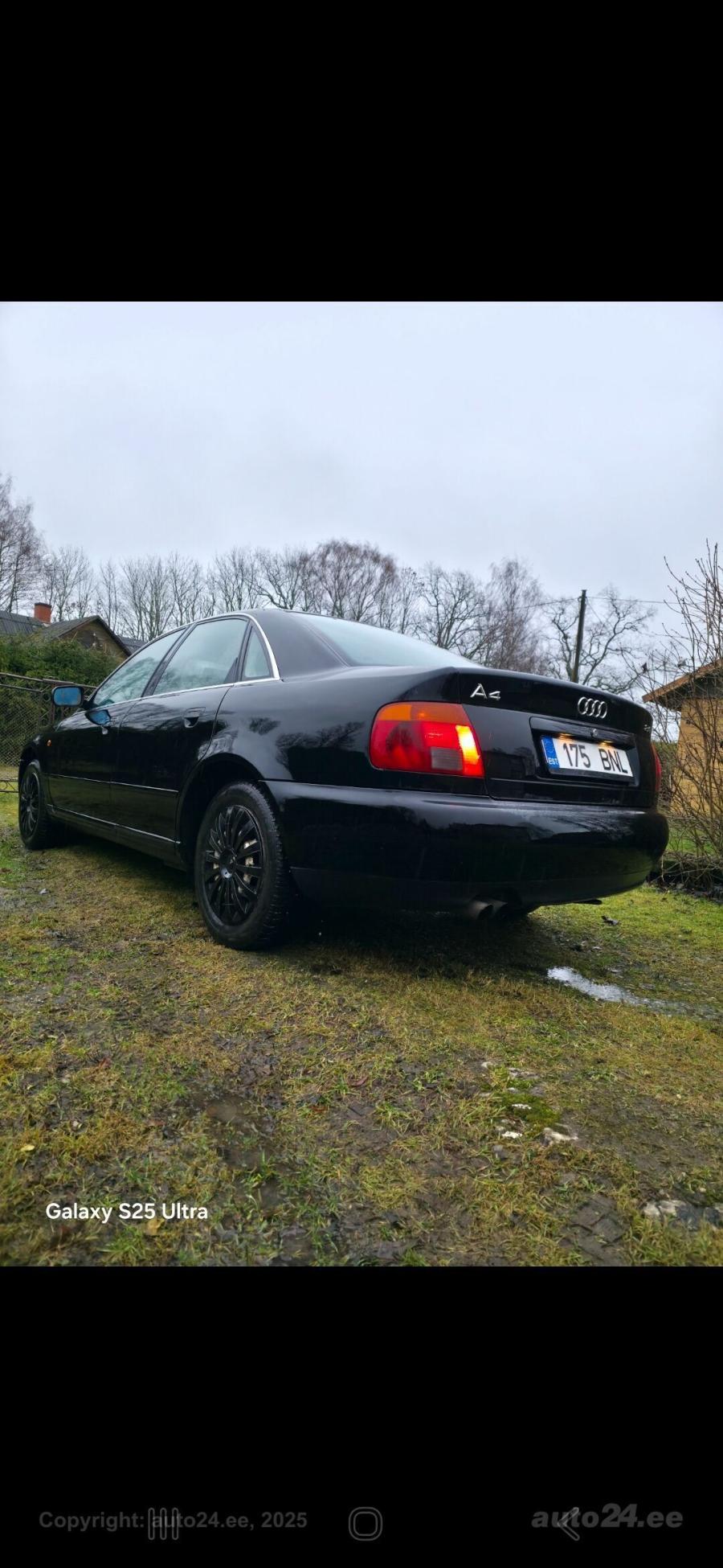 Black Audi A4 1998 in Tartu, with an engine capacity of 2.40 L and mileage of 267 thousand km for 999 €, photo 3 on AUTOMOTO.COM.LV
