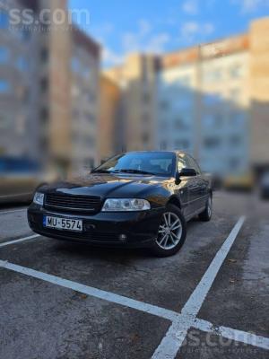 Black Audi A4 1999 in Riga, with an engine capacity of 1.60 L and mileage of 274 thousand km for 1200 €, photo 4 on AUTOMOTO.COM.LV