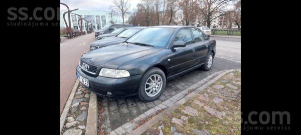 Black Audi A4 1999 in Jelgava, with an engine capacity of 1.90 L and mileage of 445 thousand km for 1100 €, photo 2 on AUTOMOTO.COM.LV