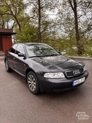 Black Audi A4 1999 in Vilnius, with an engine capacity of 1.90 L and mileage of 383 thousand km for 900 €, photo  on AUTOMOTO.COM.LV