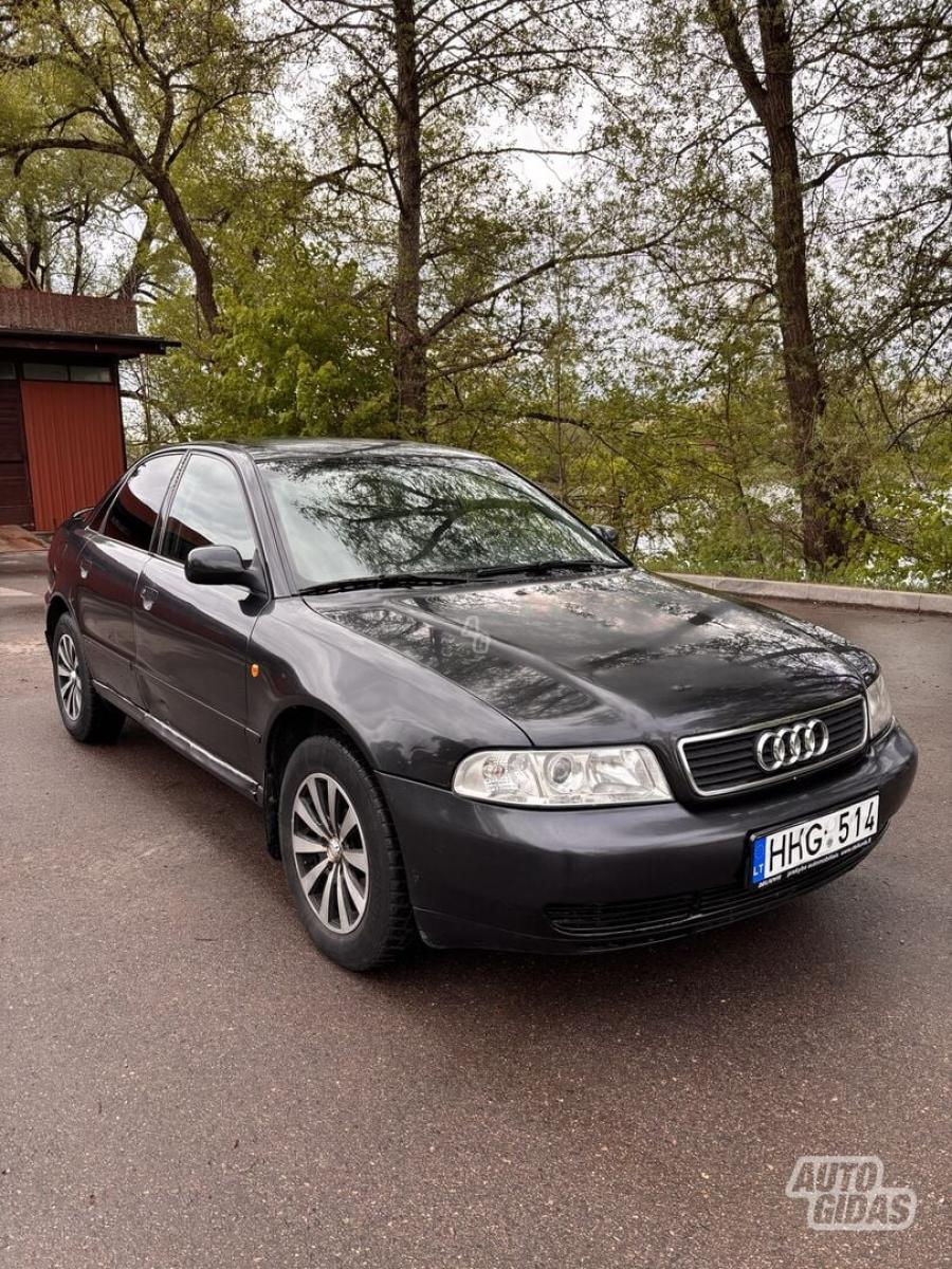 Black Audi A4 1999 in Vilnius, with an engine capacity of 1.90 L and mileage of 383 thousand km for 900 €, photo 1 on AUTOMOTO.COM.LV