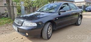 Melns Audi A4 1999 Daugavpils, ar dzinēja tilpumu 1.90 L un nobraukumu 278 tūkst. km par 1350 €, foto  vietnē AUTOMOTO.COM.LV