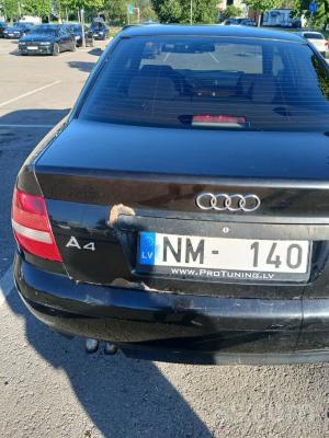 Black Audi A4 2000 in Riga, with an engine capacity of 1.90 L and mileage of 480 thousand km for 500 €, photo 3 on AUTOMOTO.COM.LV