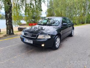 Melns Audi A4 2000 Aizkraukle, ar dzinēja tilpumu 2.40 L un nobraukumu 259 tūkst. km par 1599 €, foto  vietnē AUTOMOTO.COM.LV