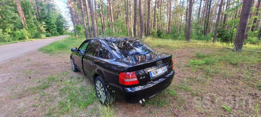 Black Audi A4 2000 in Jurmala, with an engine capacity of 1.90 L and mileage of 491 thousand km for 1300 €, photo 7 on AUTOMOTO.COM.LV