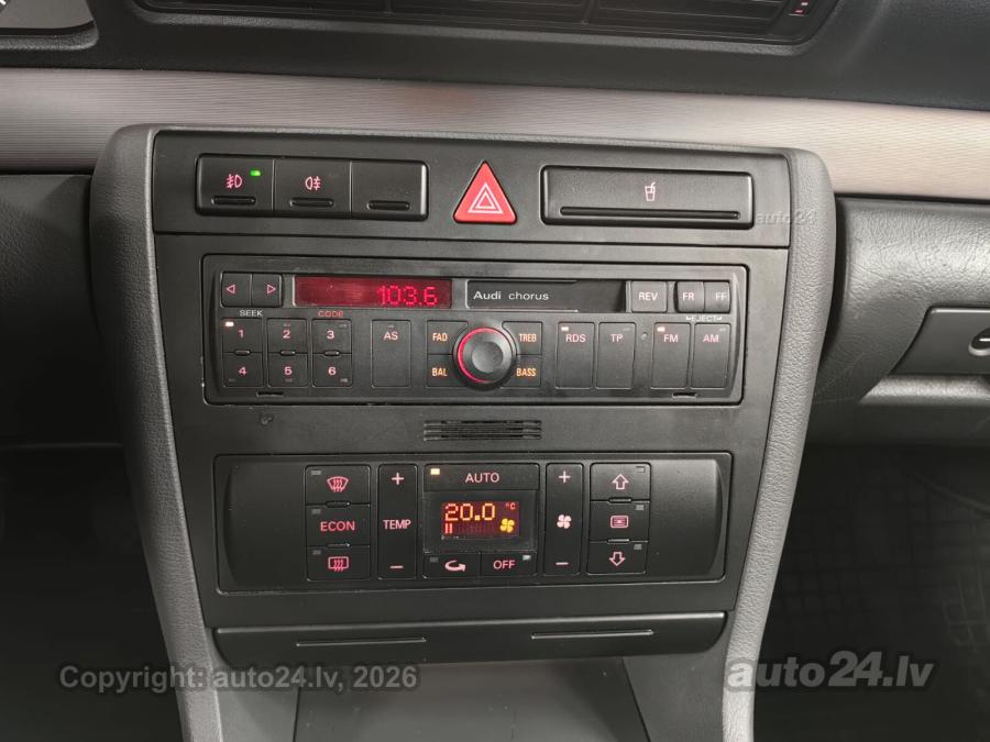 Черный Ауди А4 2000 в Вильянди, объемом двигателя 1.60 л и пробегом 185 тыс. км за 3290 €, фото 10 на AUTOMOTO.COM.LV