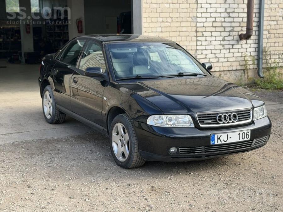 Black Audi A4 2000 in Valka, with an engine capacity of 1.80 L and mileage of 199 thousand km for 3999 €, photo 4 on AUTOMOTO.COM.LV