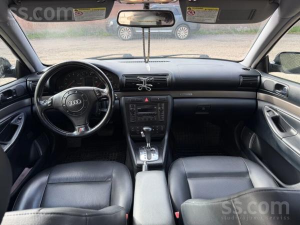Black Audi A4 2000 in Valka, with an engine capacity of 1.80 L and mileage of 199 thousand km for 3999 €, photo 10 on AUTOMOTO.COM.LV