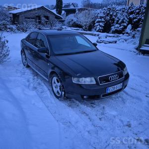 Black Audi A4 2001 in Riga, with an engine capacity of 1.80 L and mileage of 0 thousand km for 2550 €, photo  on AUTOMOTO.COM.LV