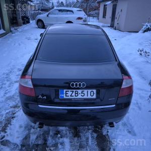 Black Audi A4 2001 in Riga, with an engine capacity of 1.80 L and mileage of 0 thousand km for 2550 €, photo 5 on AUTOMOTO.COM.LV