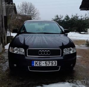 Melns Audi A4 2001 Valka, ar dzinēja tilpumu 2.00 L un nobraukumu 370 tūkst. km par 600 €, foto  vietnē AUTOMOTO.COM.LV