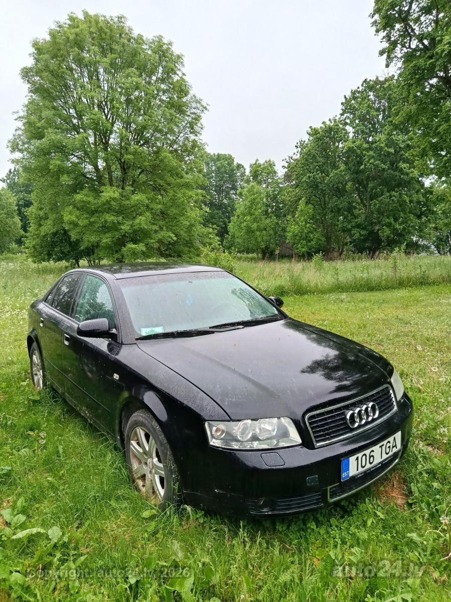 Melns Audi A4 2001 Tallina, ar dzinēja tilpumu 2.00 L un nobraukumu 363 tūkst. km par 800 €, foto 1 vietnē AUTOMOTO.COM.LV