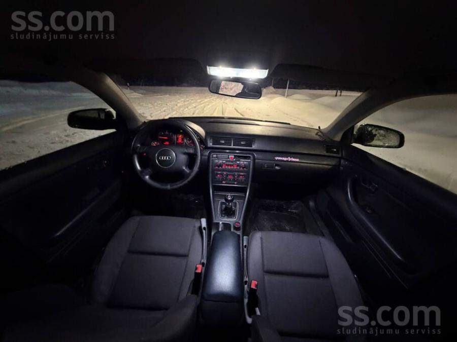 Melns Audi A4 2001 Daugavpils, ar dzinēja tilpumu 1.90 L un nobraukumu 400 tūkst. km par 1850 €, foto 6 vietnē AUTOMOTO.COM.LV