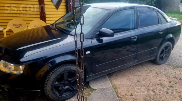 Melns Audi A4 2001 Alūksne, ar dzinēja tilpumu 1.90 L un nobraukumu 0 tūkst. km par 1400 €, foto 4 vietnē AUTOMOTO.COM.LV