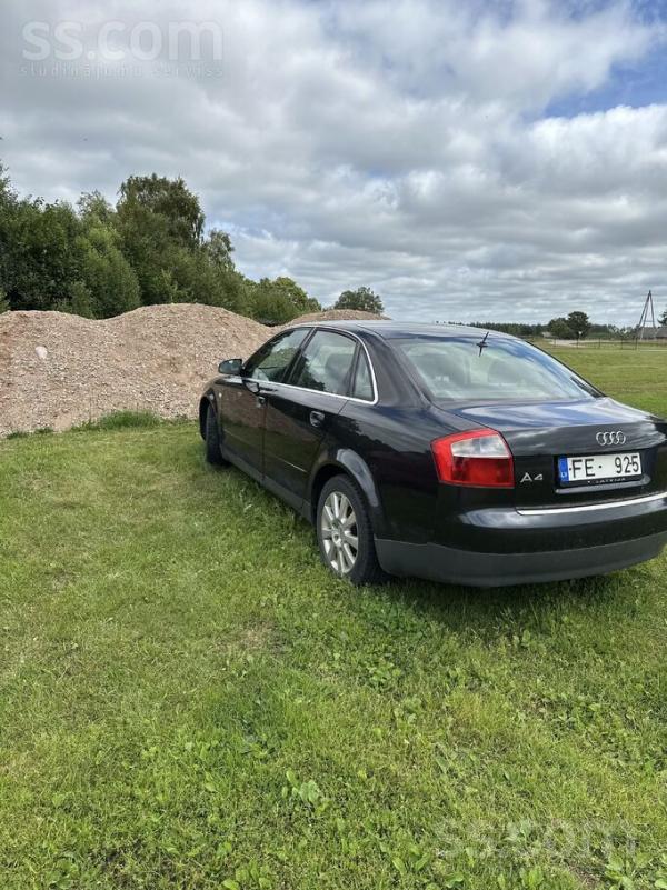 Melns Audi A4 2001 Liepāja, ar dzinēja tilpumu 1.90 L un nobraukumu 407 tūkst. km par 800 €, foto 2 vietnē AUTOMOTO.COM.LV