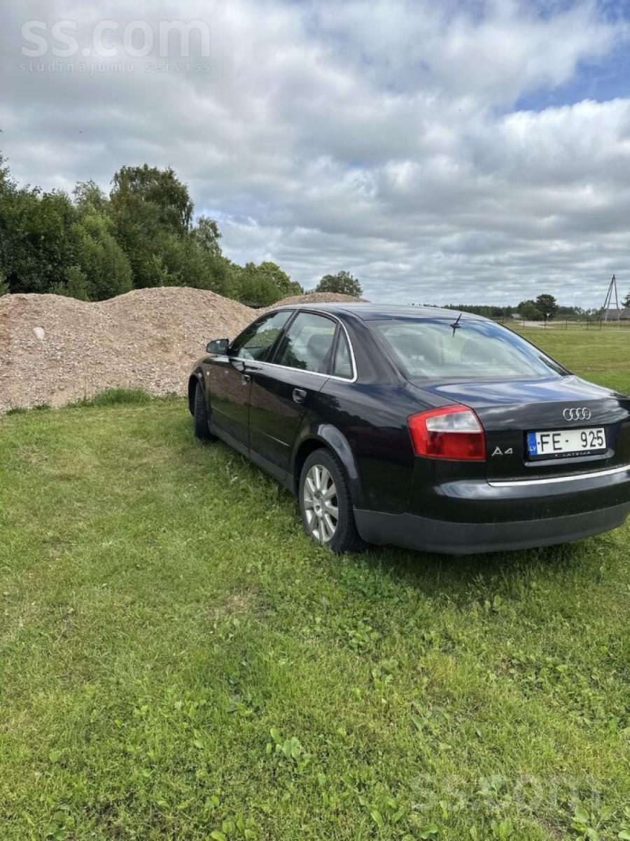 Melns Audi A4 2001 Liepāja, ar dzinēja tilpumu 1.90 L un nobraukumu 407 tūkst. km par 800 €, foto 3 vietnē AUTOMOTO.COM.LV
