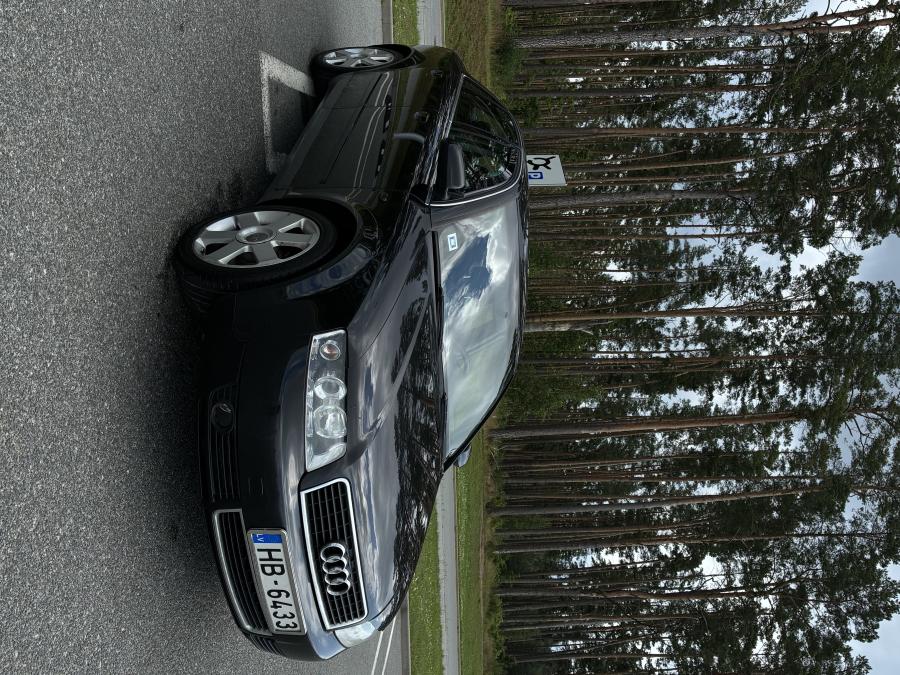 Black Audi A4 2002 in Riga, with an engine capacity of 1.90 L and mileage of 328 thousand km for 2200 €, photo 1 on AUTOMOTO.COM.LV
