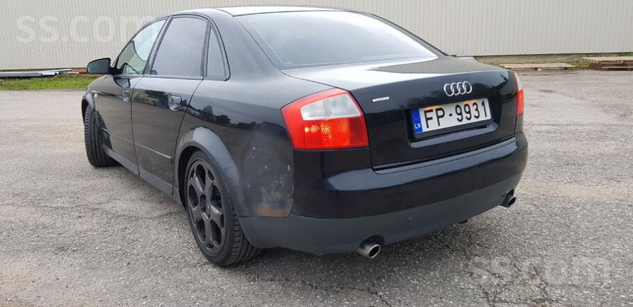 Black Audi A4 2002 in Talsi, with an engine capacity of 3.00 L and mileage of 443 thousand km for 2550 €, photo 7 on AUTOMOTO.COM.LV