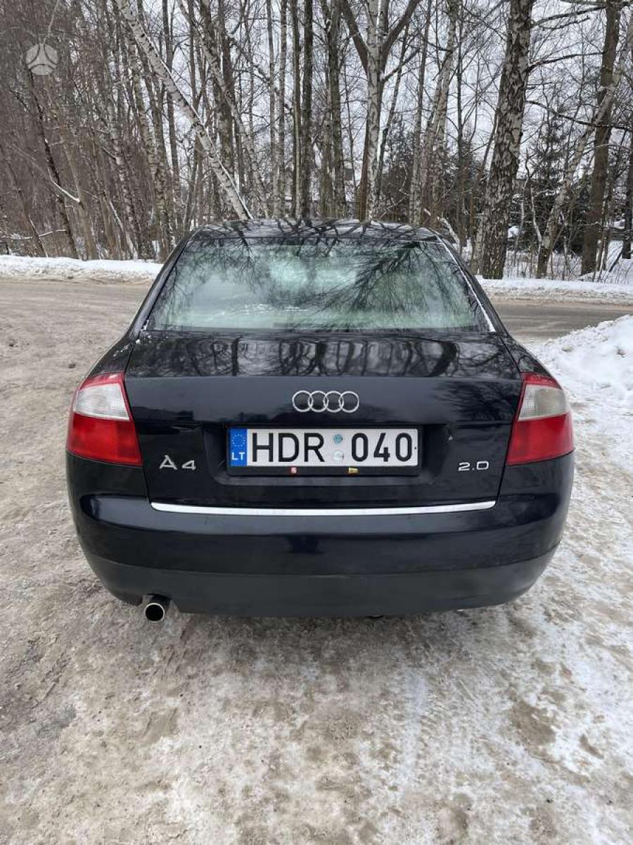 Melns Audi A4 2002 Alīta, ar dzinēja tilpumu 1.98 L un nobraukumu 290 tūkst. km par 1300 €, foto 6 vietnē AUTOMOTO.COM.LV