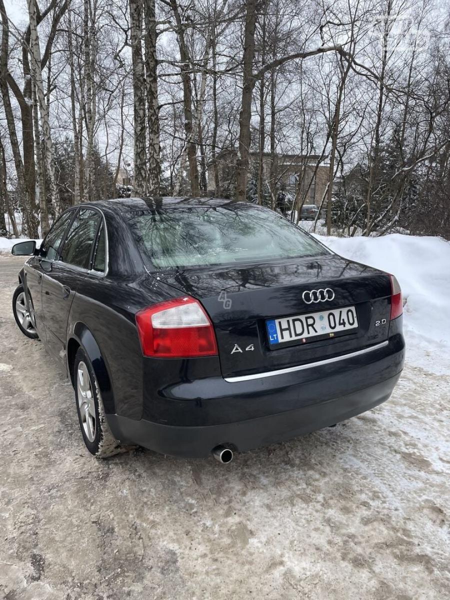Melns Audi A4 2002 Alīta, ar dzinēja tilpumu 2.00 L un nobraukumu 290 tūkst. km par 1300 €, foto 5 vietnē AUTOMOTO.COM.LV