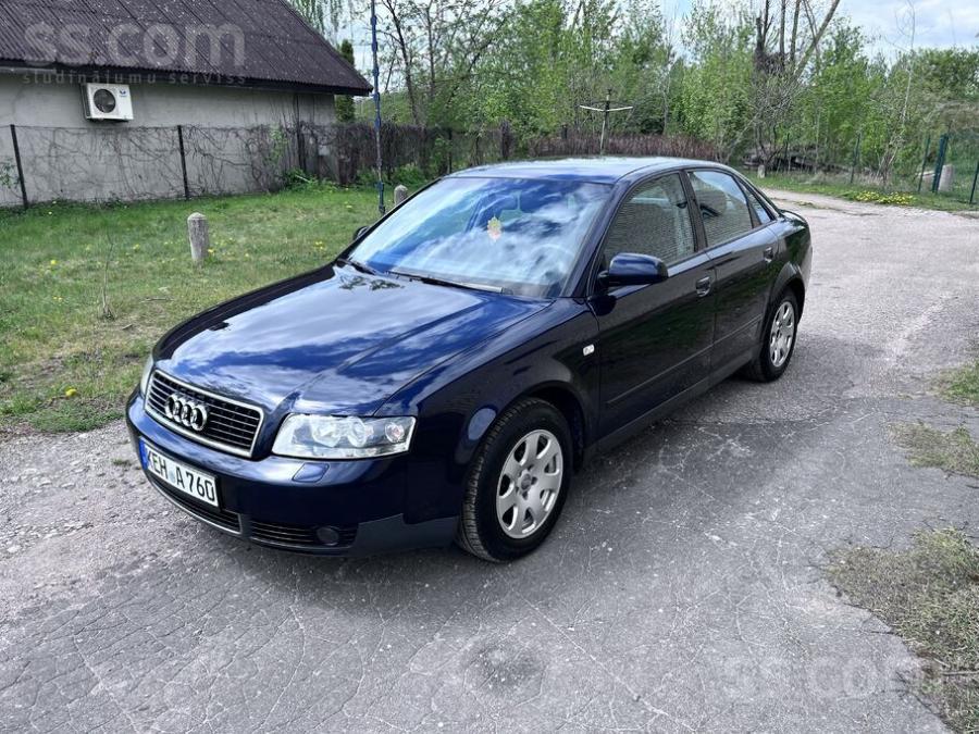 Melns Audi A4 2002 Daugavpils, ar dzinēja tilpumu 1.90 L un nobraukumu 279 tūkst. km par 1999 €, foto 1 vietnē AUTOMOTO.COM.LV