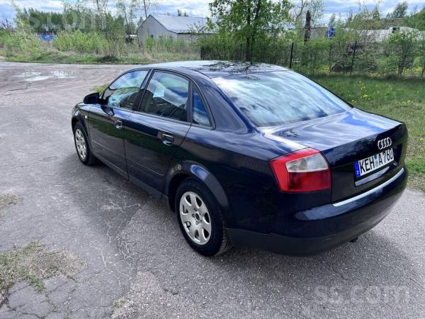 Black Audi A4 2002 in Daugavpils, with an engine capacity of 1.90 L and mileage of 279 thousand km for 1999 €, photo 4 on AUTOMOTO.COM.LV