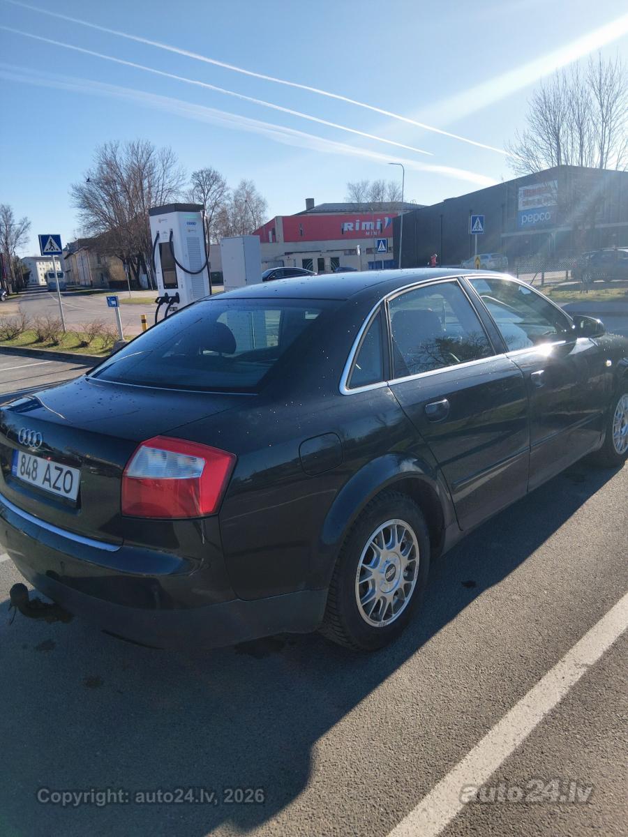 Black Audi A4 2002 in Tallinn, with an engine capacity of 1.90 L and mileage of 0 thousand km for 900 €, photo 5 on AUTOMOTO.COM.LV