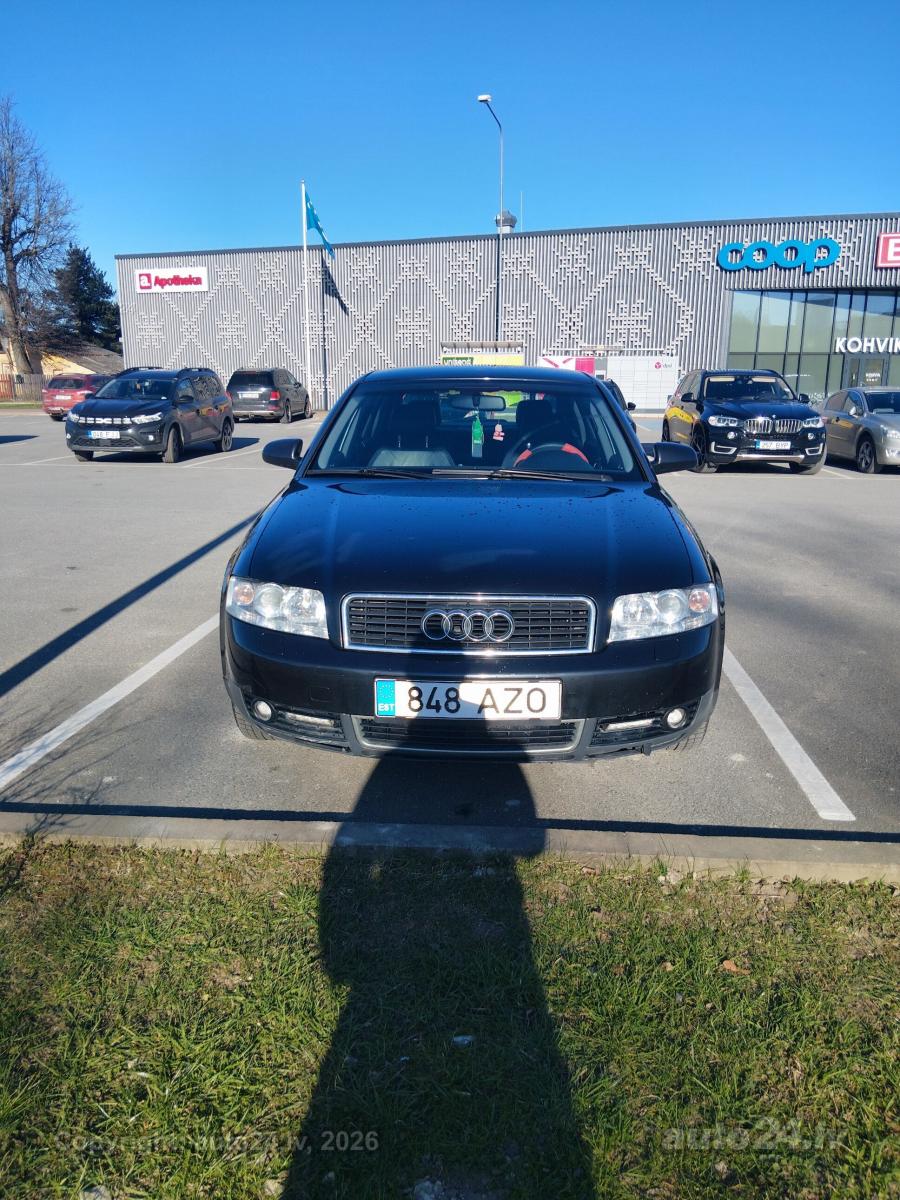 Black Audi A4 2002 in Tallinn, with an engine capacity of 1.90 L and mileage of 0 thousand km for 900 €, photo 7 on AUTOMOTO.COM.LV