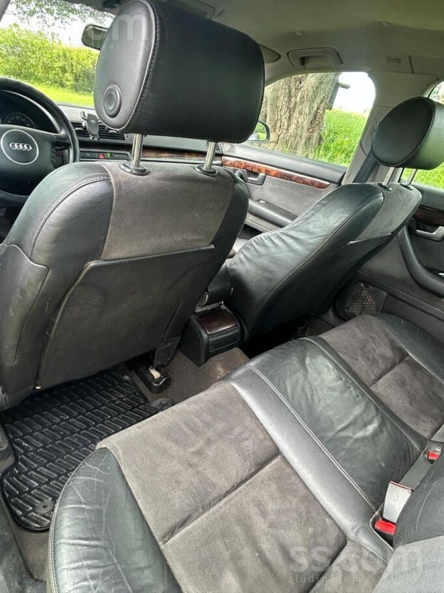 Black Audi A4 2002 in Valmiera, with an engine capacity of 1.90 L and mileage of 400 thousand km for 2050 €, photo 6 on AUTOMOTO.COM.LV