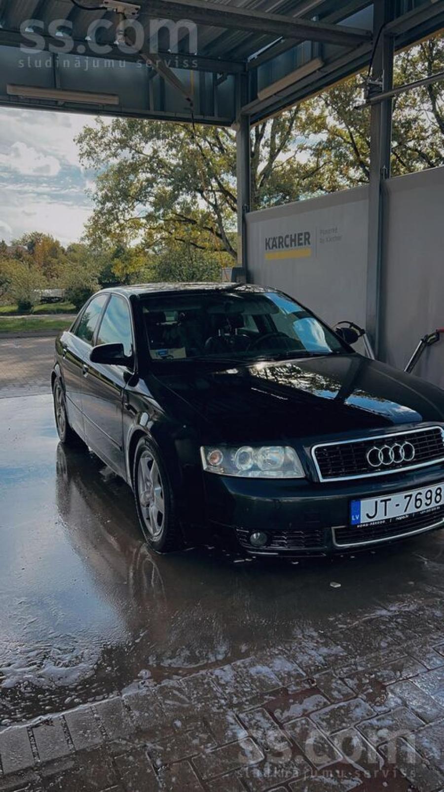 Black Audi A4 2002 in Valmiera, with an engine capacity of 1.90 L and mileage of 400 thousand km for 2050 €, photo 8 on AUTOMOTO.COM.LV