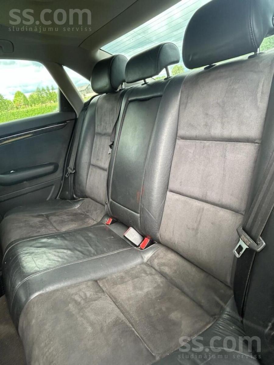 Black Audi A4 2002 in Valmiera, with an engine capacity of 1.90 L and mileage of 400 thousand km for 2050 €, photo 10 on AUTOMOTO.COM.LV