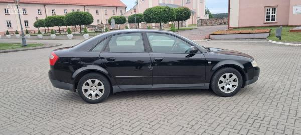 Melns Audi A4 2002 Druskininkai, ar dzinēja tilpumu 1.90 L un nobraukumu 389 tūkst. km par 1300 €, foto 5 vietnē AUTOMOTO.COM.LV