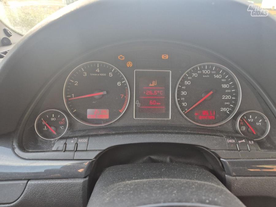 Черный Ауди А4 2002 в Клайпеда, объемом двигателя 2.00 л и пробегом 345 тыс. км за 450 €, фото 24 на AUTOMOTO.COM.LV