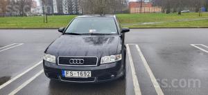 Melns Audi A4 2002 Rīga, ar dzinēja tilpumu 2.00 L un nobraukumu 260 tūkst. km par 1505 €, foto  vietnē AUTOMOTO.COM.LV