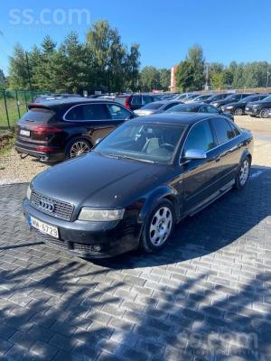 Black Audi A4 2002 in Riga, with an engine capacity of 3.00 L and mileage of 334 thousand km for 1100 €, photo  on AUTOMOTO.COM.LV