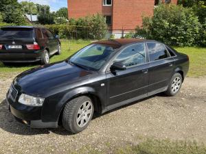 Black Audi A4 2003 in Riga, with an engine capacity of 1.90 L and mileage of 335 thousand km for 1500 €, photo 8 on AUTOMOTO.COM.LV