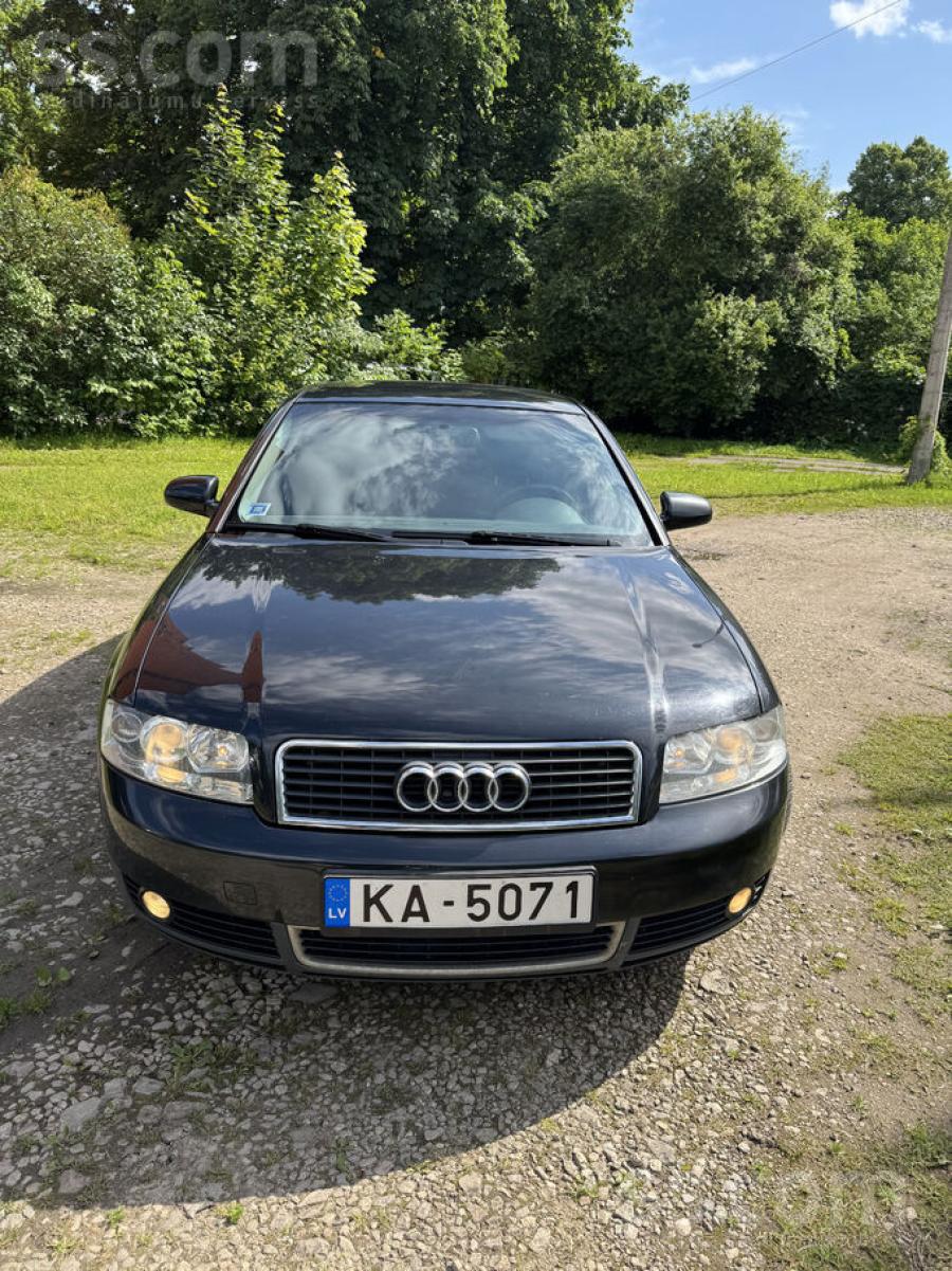 Black Audi A4 2003 in Riga, with an engine capacity of 1.90 L and mileage of 335 thousand km for 1500 €, photo 15 on AUTOMOTO.COM.LV
