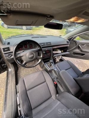 Black Audi A4 2003 in Riga, with an engine capacity of 1.90 L and mileage of 335 thousand km for 1500 €, photo 19 on AUTOMOTO.COM.LV