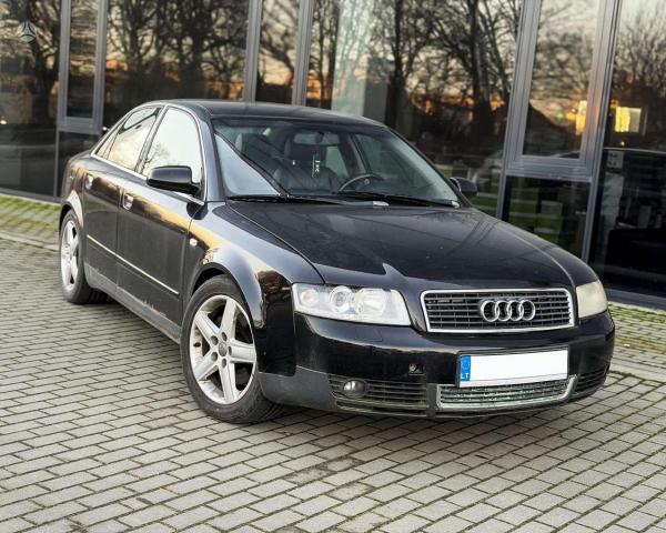 Black Audi A4 2003 in Klaipeda, with an engine capacity of 1.80 L and mileage of 270 thousand km for 1050 €, photo 2 on AUTOMOTO.COM.LV