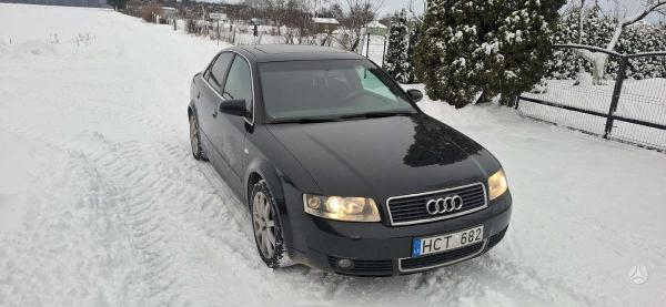 Black Audi A4 2003 in Silute, with an engine capacity of 2.50 L and mileage of 323 thousand km for 900 €, photo 2 on AUTOMOTO.COM.LV