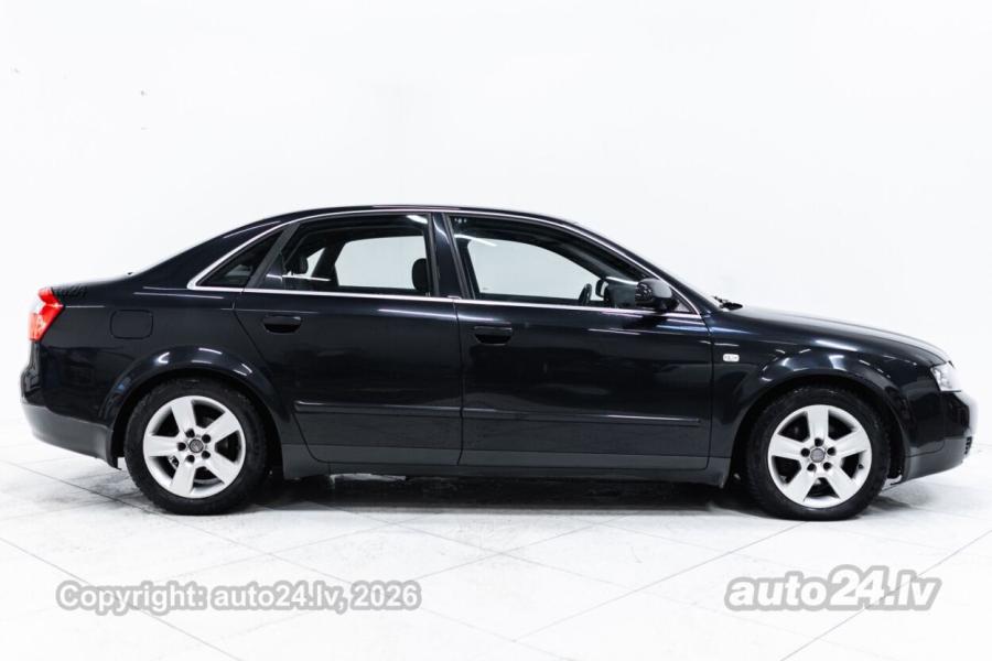 Black Audi A4 2003 in Tallinn, with an engine capacity of 2.00 L and mileage of 216 thousand km for 2999 €, photo 6 on AUTOMOTO.COM.LV