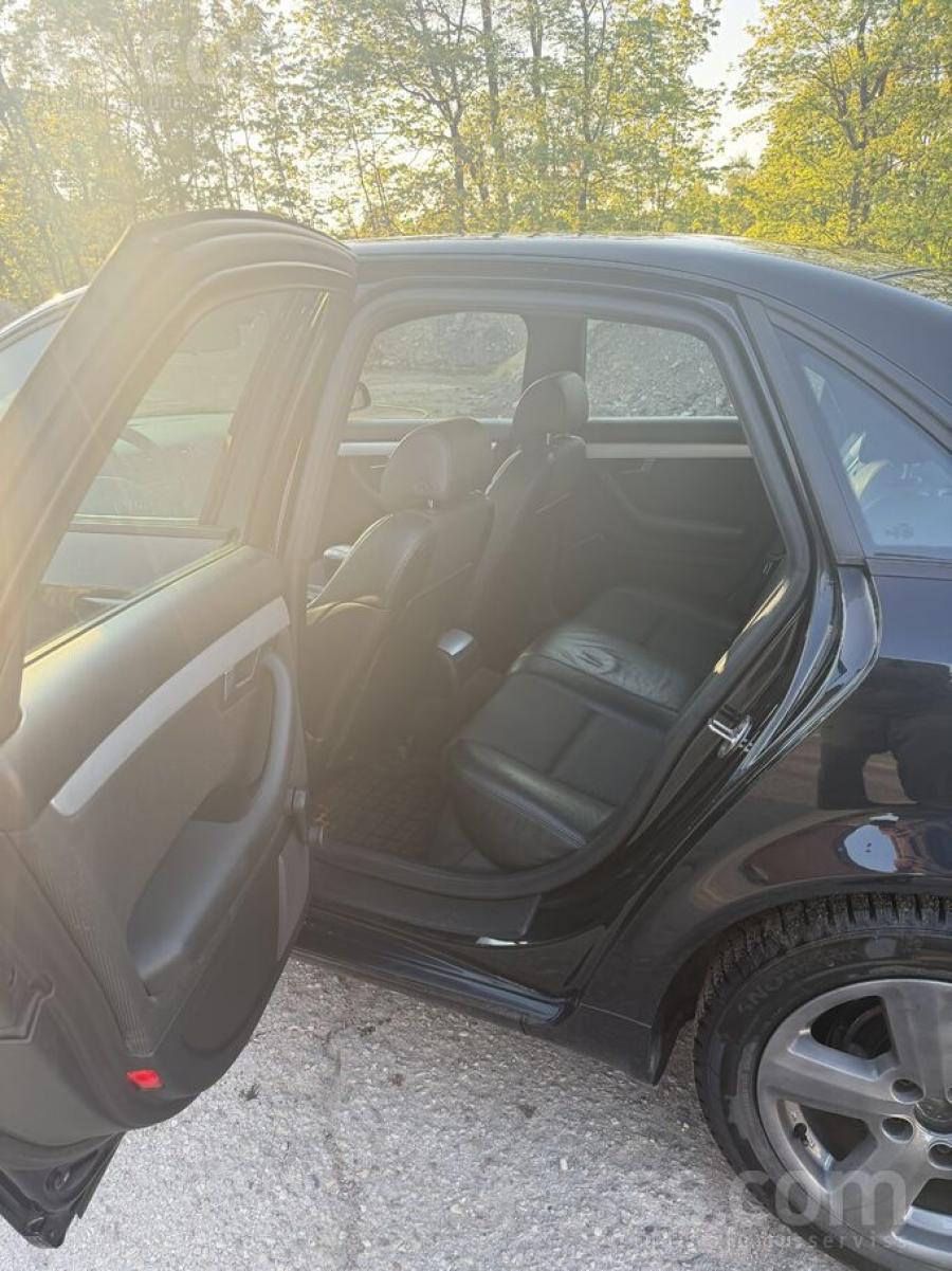 Melns Audi A4 2003 Liepāja, ar dzinēja tilpumu 1.90 L un nobraukumu 313 tūkst. km par 2350 €, foto 6 vietnē AUTOMOTO.COM.LV