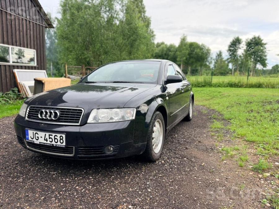 Black Audi A4 2003 in Valka, with an engine capacity of 1.90 L and mileage of 376 thousand km for 1650 €, photo 1 on AUTOMOTO.COM.LV