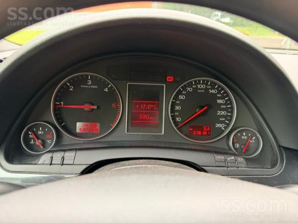 Black Audi A4 2003 in Valka, with an engine capacity of 1.90 L and mileage of 376 thousand km for 1650 €, photo 10 on AUTOMOTO.COM.LV