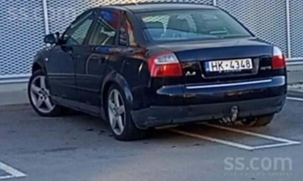 Black Audi A4 2003 in Riga, with an engine capacity of 1.90 L and mileage of 425 thousand km for 1000 €, photo 3 on AUTOMOTO.COM.LV