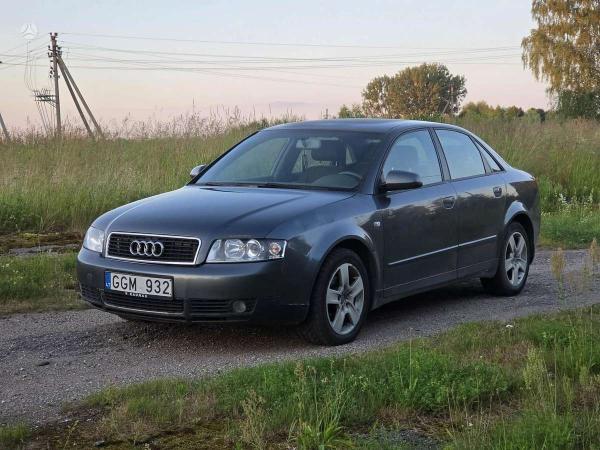 Черный Ауди А4 2003 в Вильнюс, объемом двигателя 2.00 л и пробегом 430 тыс. км за 999 €, фото 1 на AUTOMOTO.COM.LV